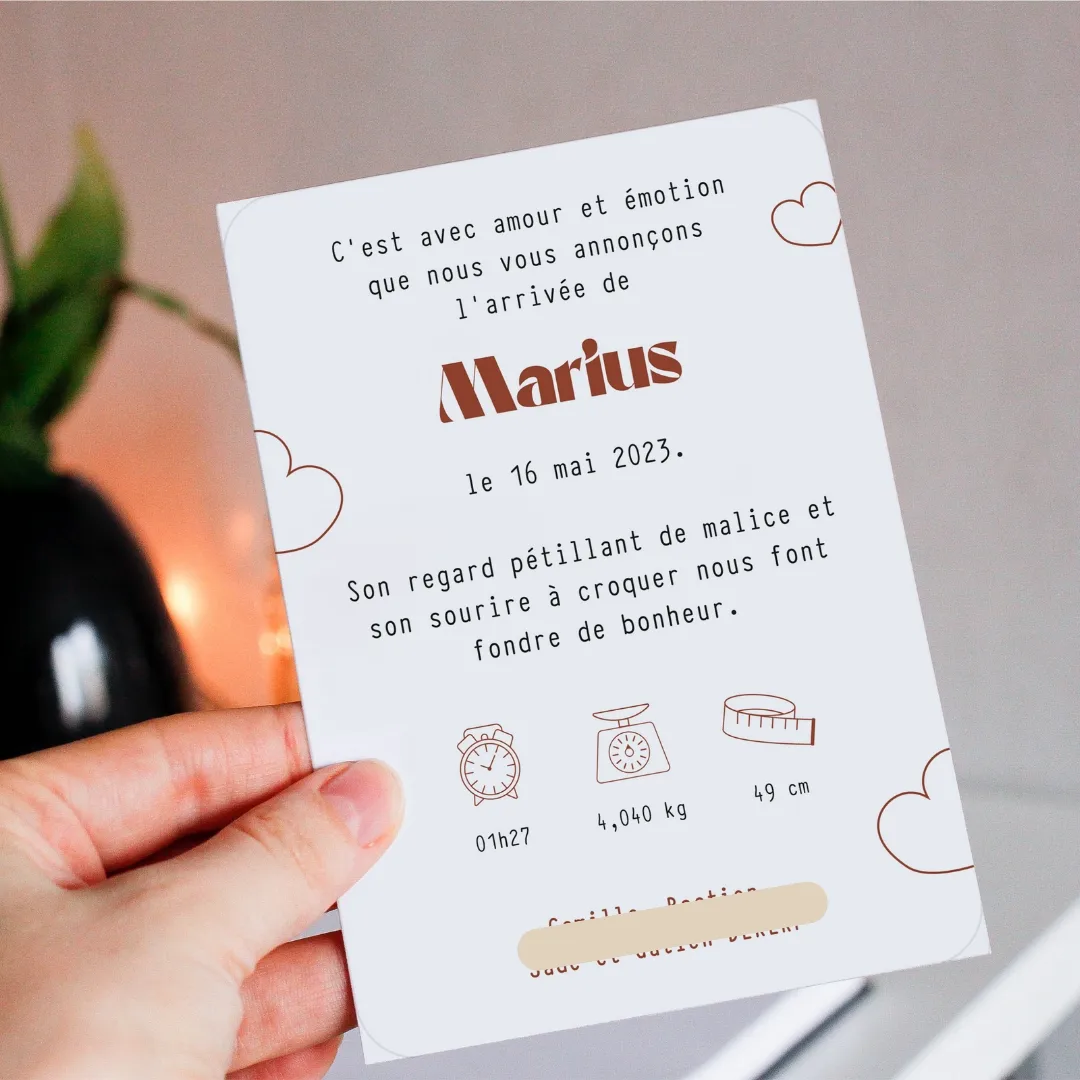 WELCOME BABY ! | Kléo créa